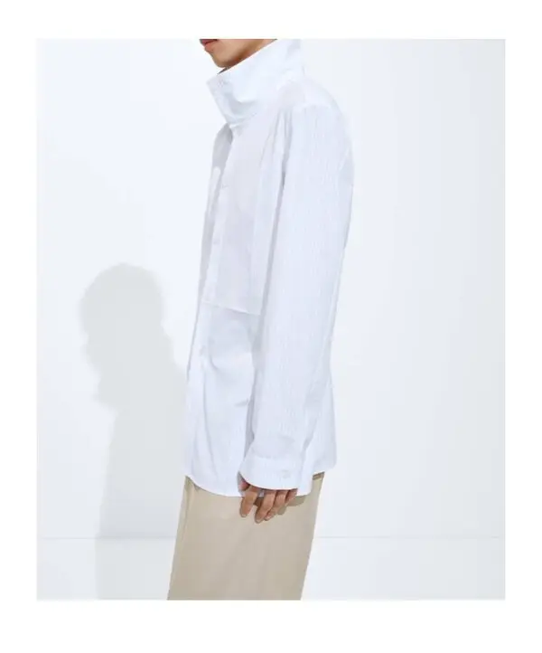 Bottega Veneta Cotton Poplin Pinstripes Shirt