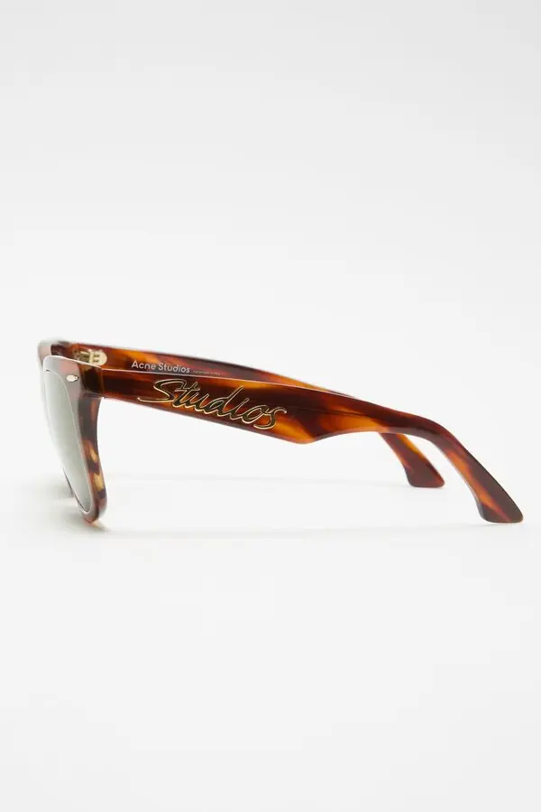Acne Studios Square Frame Sunglasses With Logo Detail