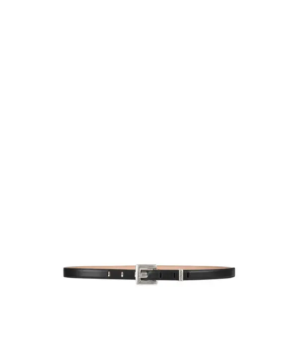 Balmain Anthem Smooth Leather Belt