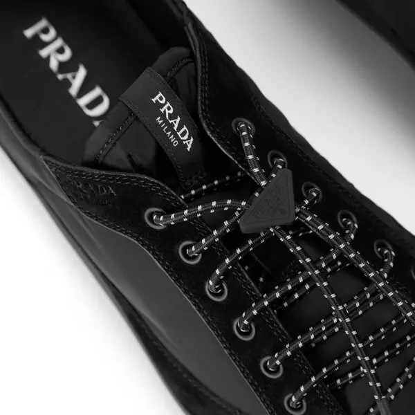 Prada Solid Color Low Top Trainers