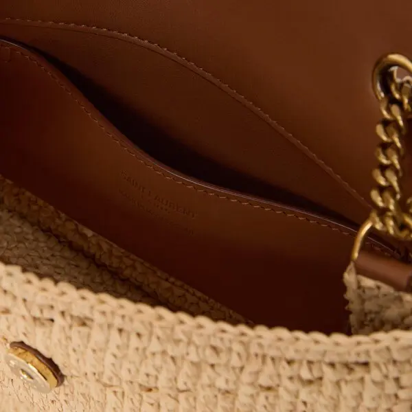 Saint Laurent Woven Envelope Bag - No
