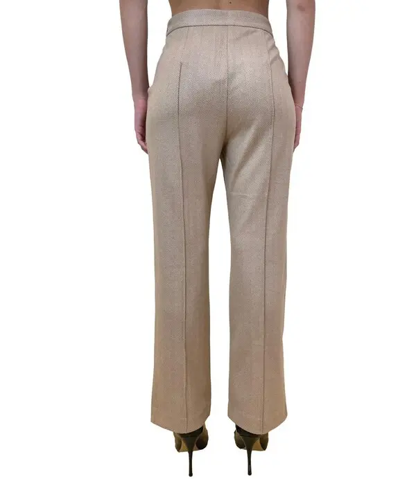 Max Mara Tailored Herringbone Pocket Trousers