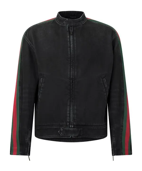 Gucci Denim Bike Jacket