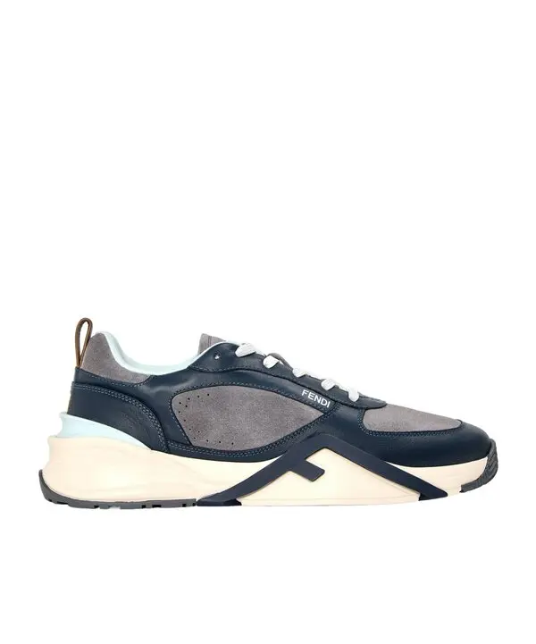 Fendi Color Blocked Low Top Trainers