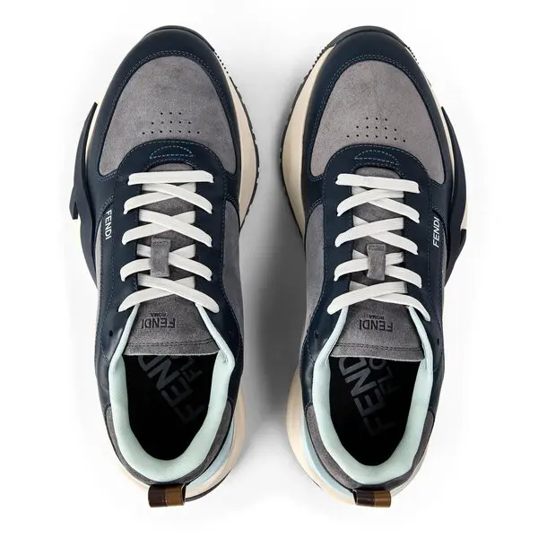 Fendi Color Blocked Low Top Trainers
