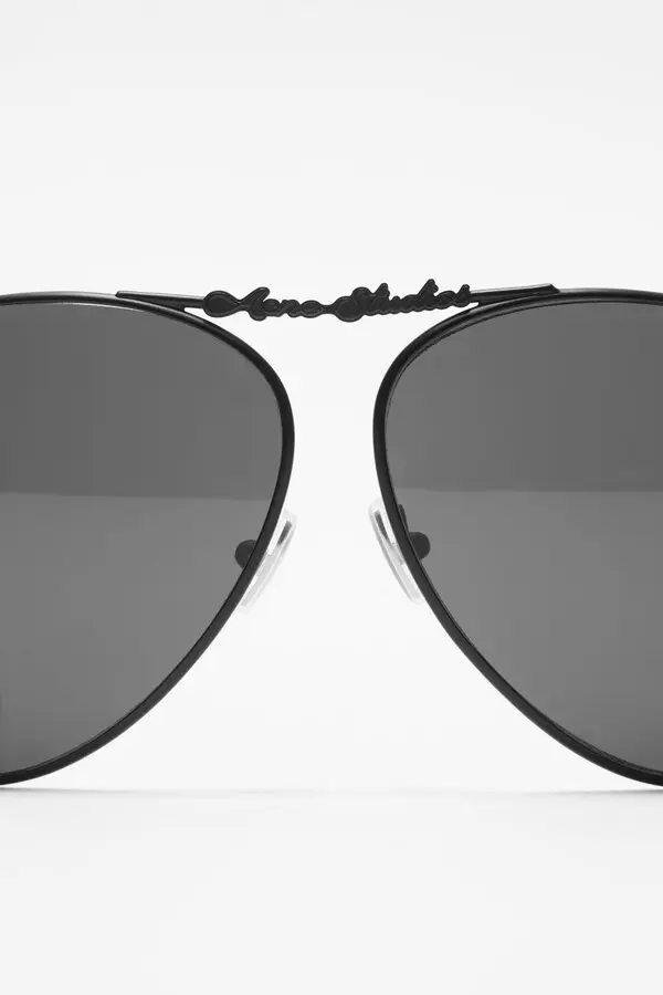 Acne Studios Logo-detail Aviator Sunglasses