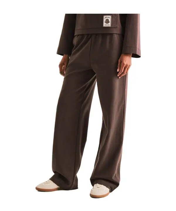 Moncler Velour Wide-leg Track Pants - Black