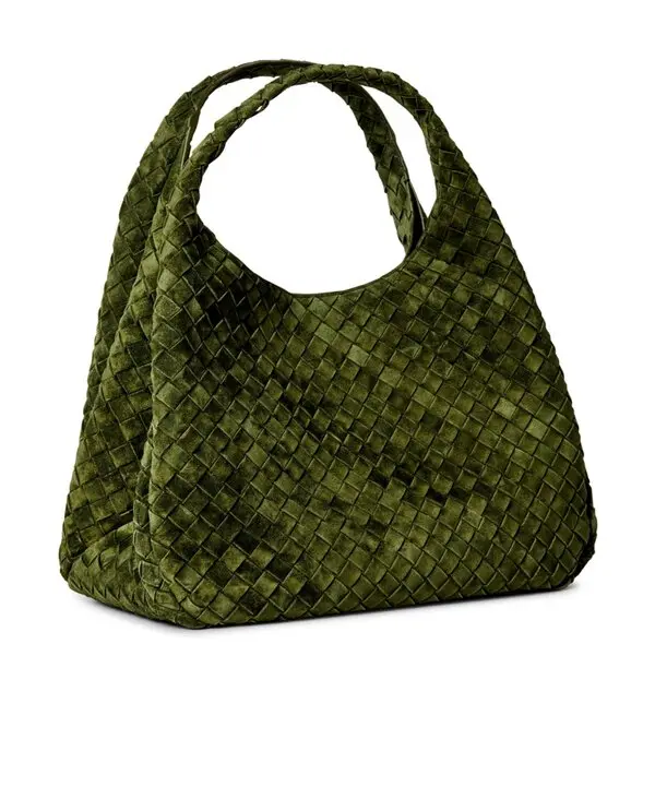 Bottega Veneta Woven Tote Bag With Pouch