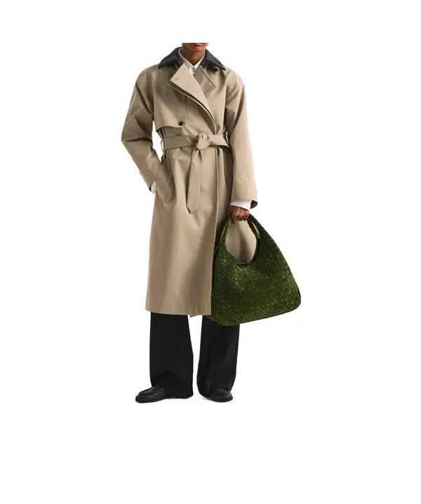 Bottega Veneta Woven Tote Bag With Pouch