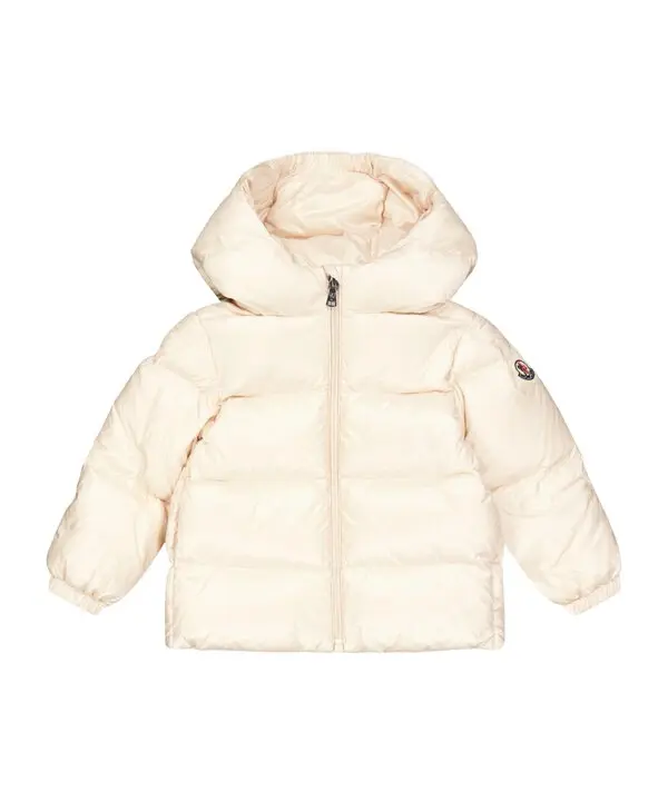 Moncler Quilted Down Jacket With Hood - Pink