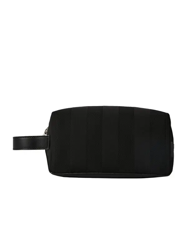 Fendi Vertical Striped Toiletry Bag - Black