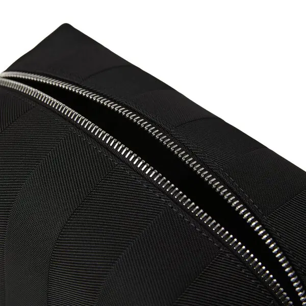 Fendi Vertical Striped Toiletry Bag - Black