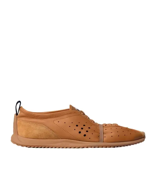 Celine Soft Sneakers In Lambskin And Suede