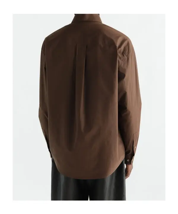 LEMAIRE Regular Shirt In Washed Cotton Silk