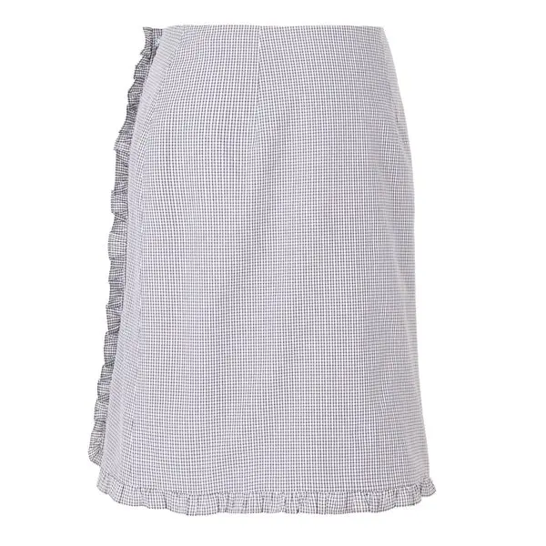 Miu Miu Plaid Midi Skirt - No