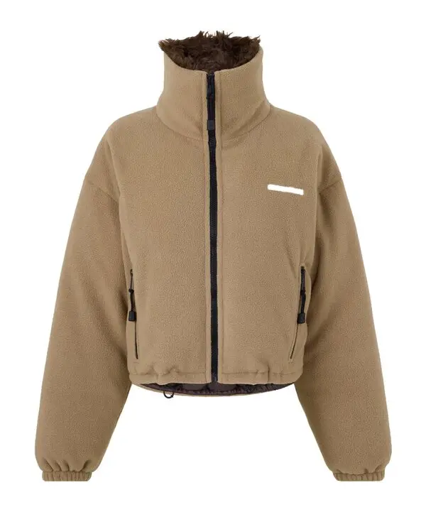 Miu Miu Cropped Stand Collar Jacket - No
