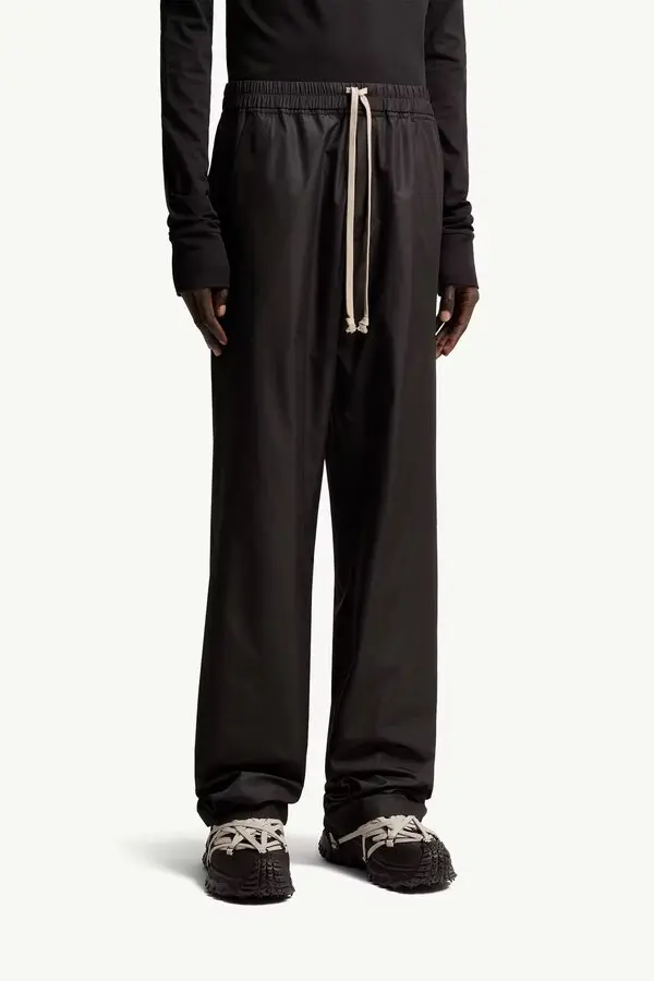 Moncler Rick Owens Straight Leg Taffeta Pants