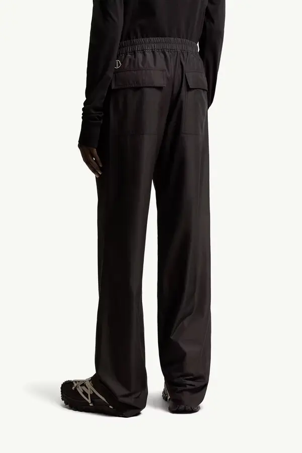 Moncler Rick Owens Straight Leg Taffeta Pants