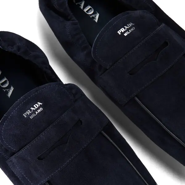 Prada Solid Color Shuffle Loafer
