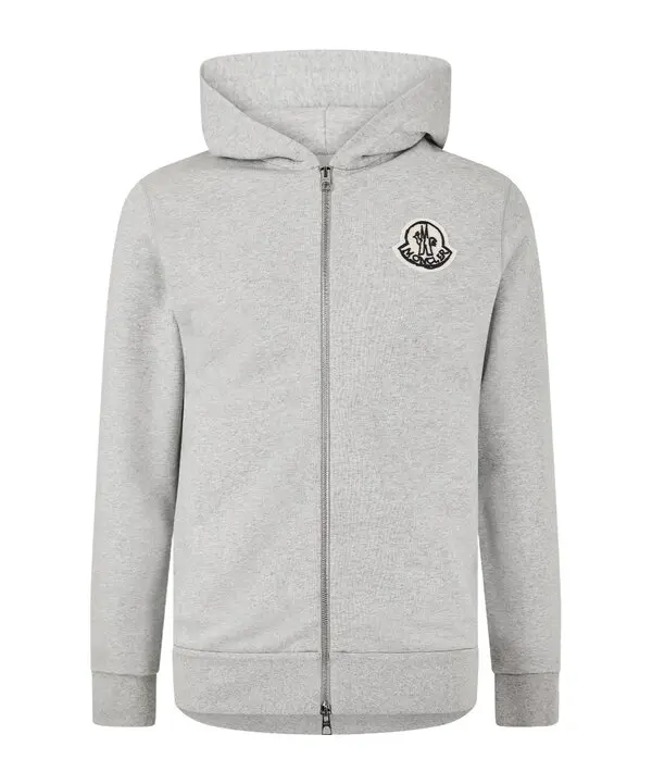 Moncler Gray Zipper Hoodie