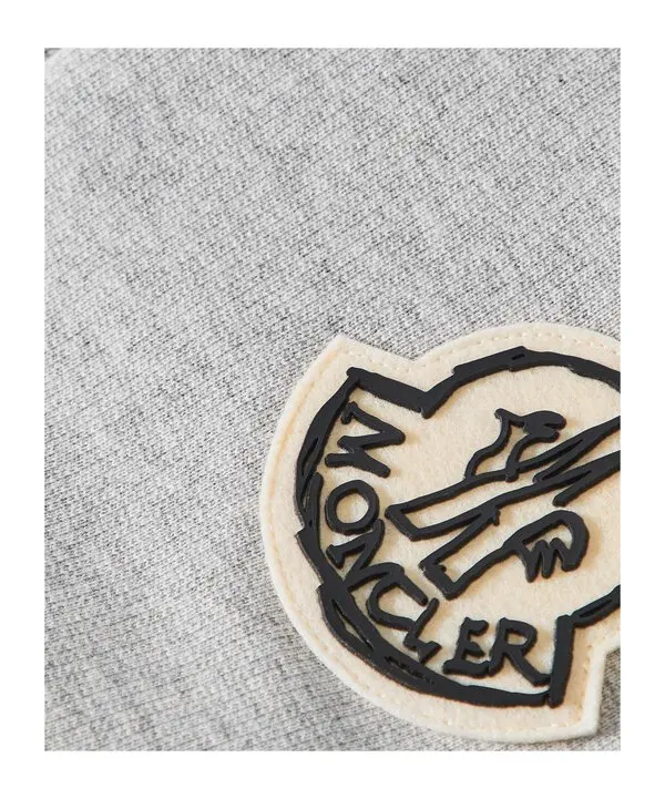 Moncler Gray Zipper Hoodie