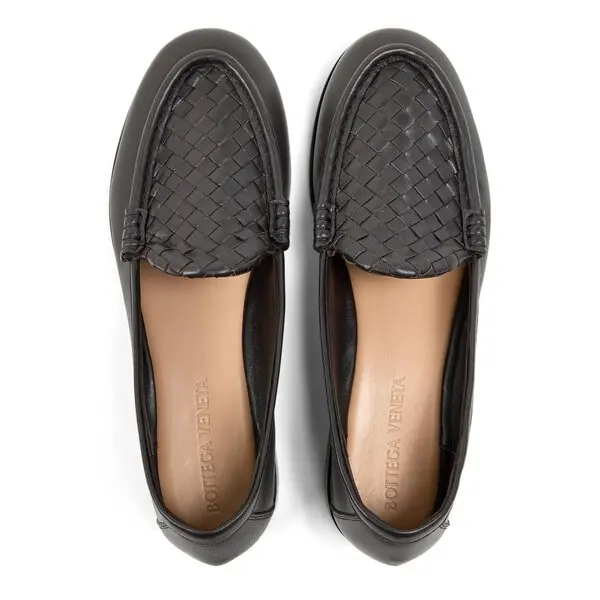 Bottega Veneta Woven Leather Slip-on Loafers