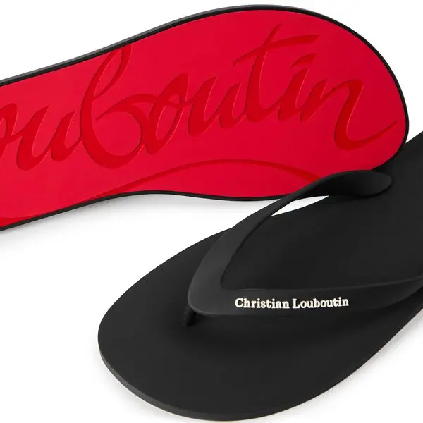 CHRISTIAN LOUBOUTIN Solid Color Flip Flops