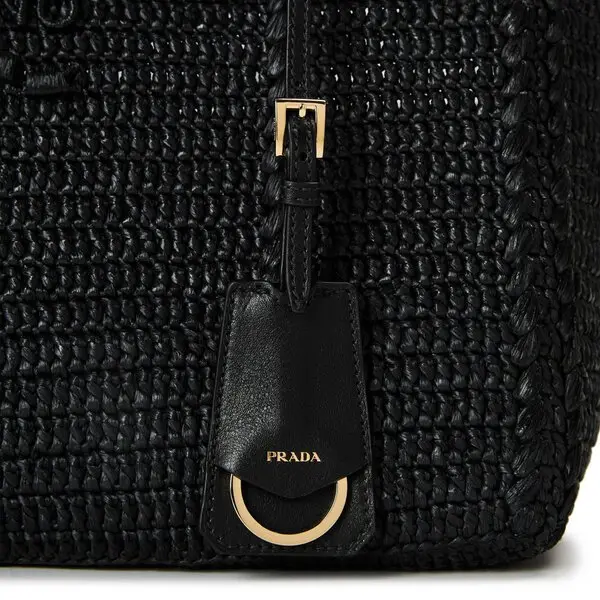Prada Simple And Elegant Woven Handbag
