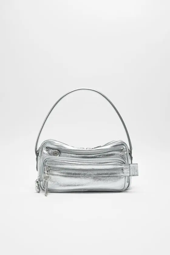 Acne Studios Camero Party Metallic Effect Shoulder Bag