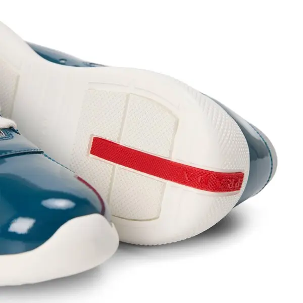 Prada Color Blocked Low Top Trainers