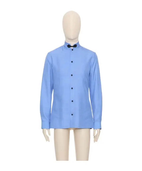 Valentino Garavani Silk Shantung Shirt With Toggle