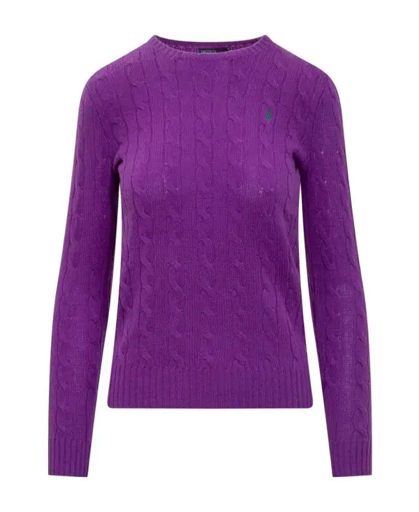 Polo Ralph Lauren Pony Embroidered Cable-knit Jumper - No