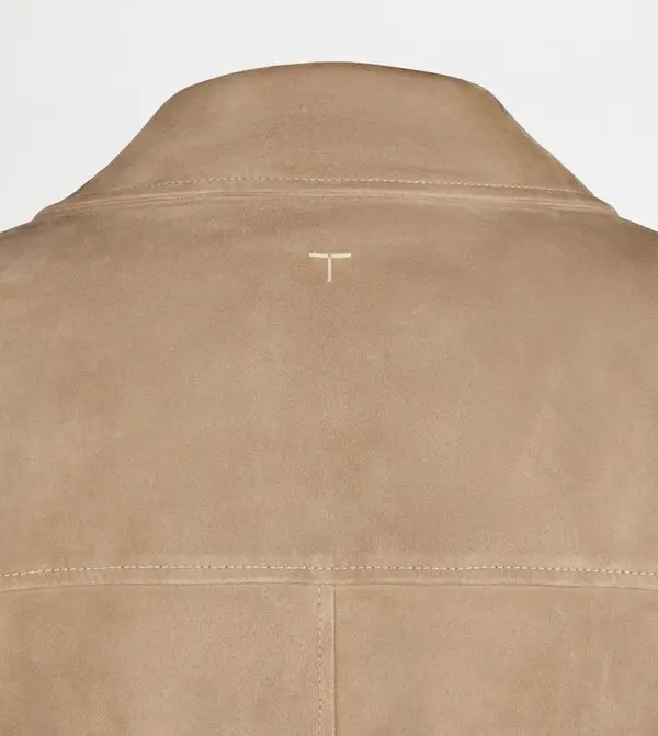 TOD'S Leather Belted Jacket