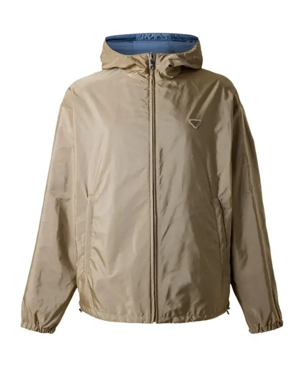 Prada Reversible Hooded Jacket With Zipper