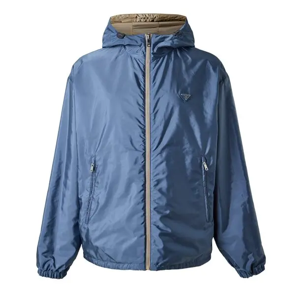 Prada Reversible Hooded Jacket With Zipper