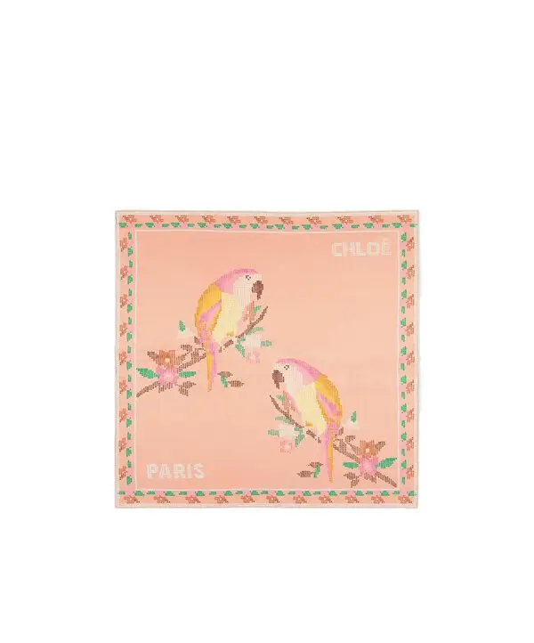 Chloé Printed Silk Scarf