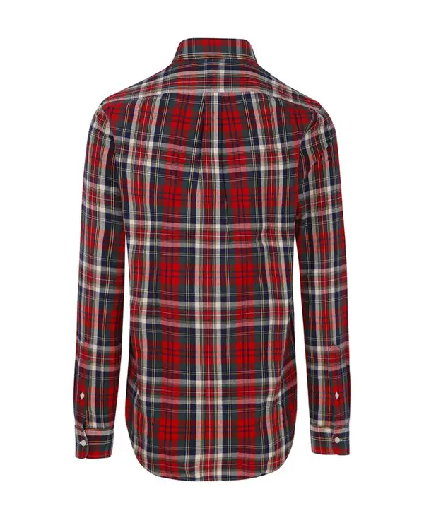 Polo Ralph Lauren Check-print Buttoned Shirt - Red