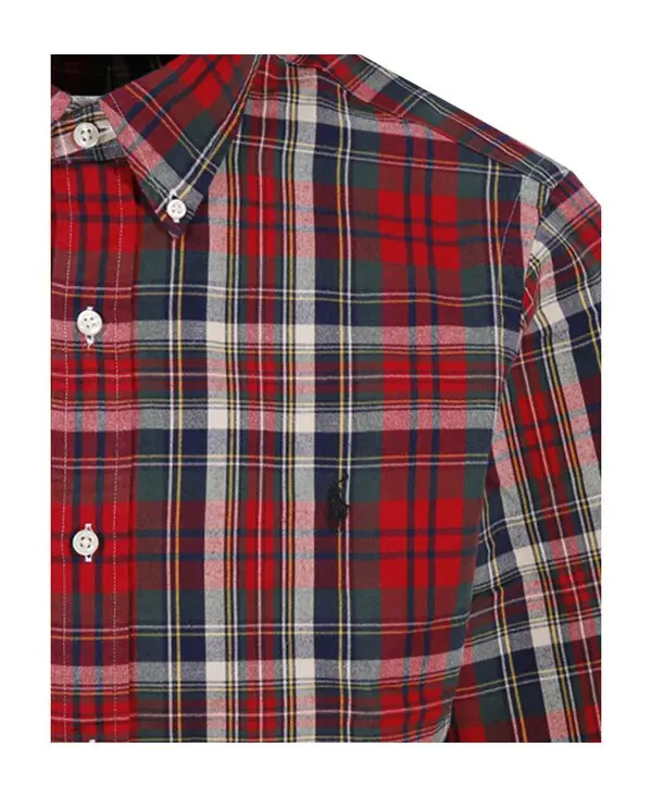Polo Ralph Lauren Check-print Buttoned Shirt - Red