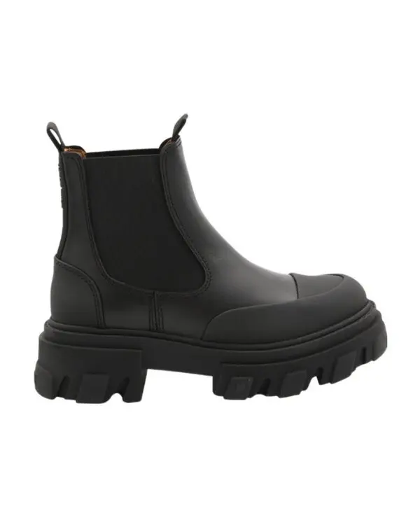 GANNI Cleated Low Chelsea Boots
