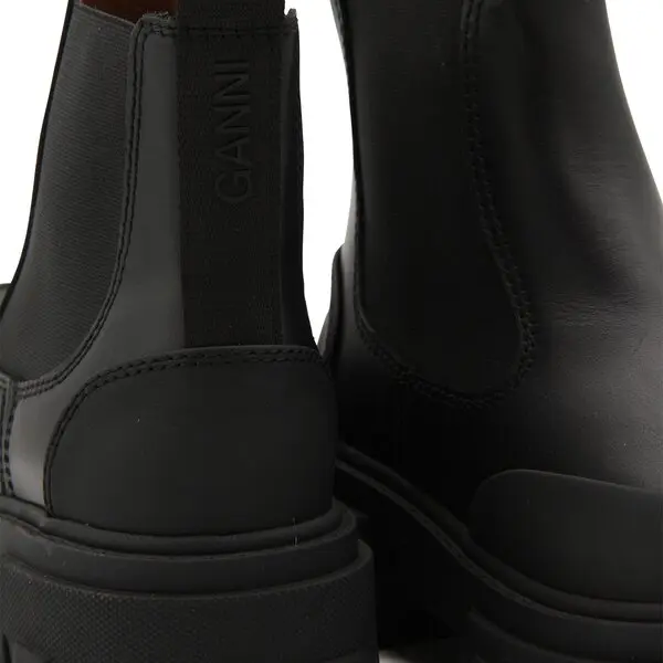 GANNI Cleated Low Chelsea Boots