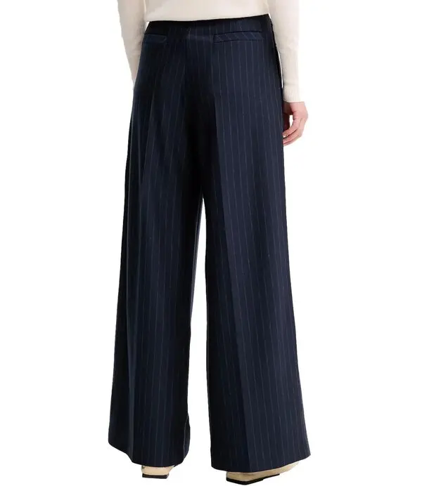 Max Mara Tailored Pinstriped Wide-leg Trousers