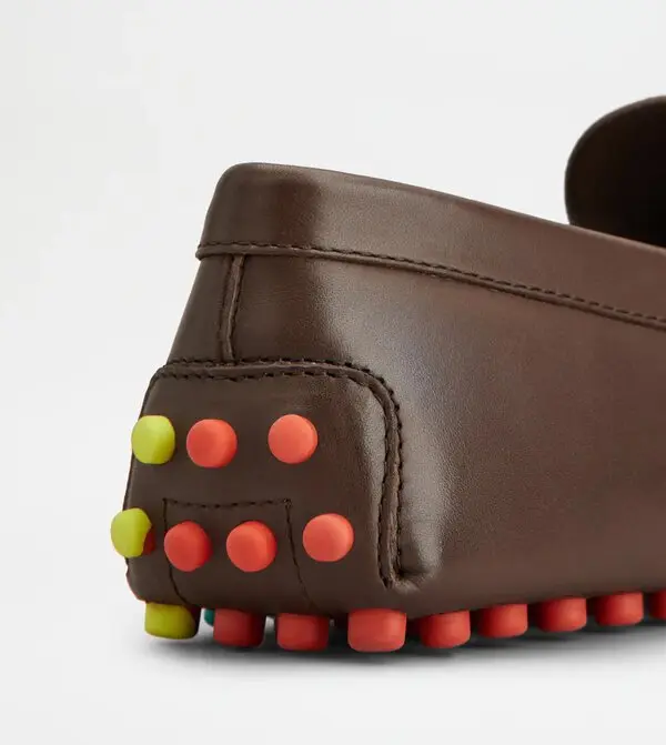 TOD'S Gommino Loafers In Leather With Embellished Detailing