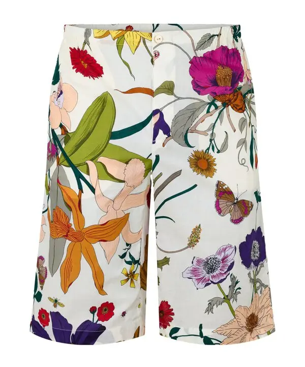 Gucci Printed Loose-fit Shorts