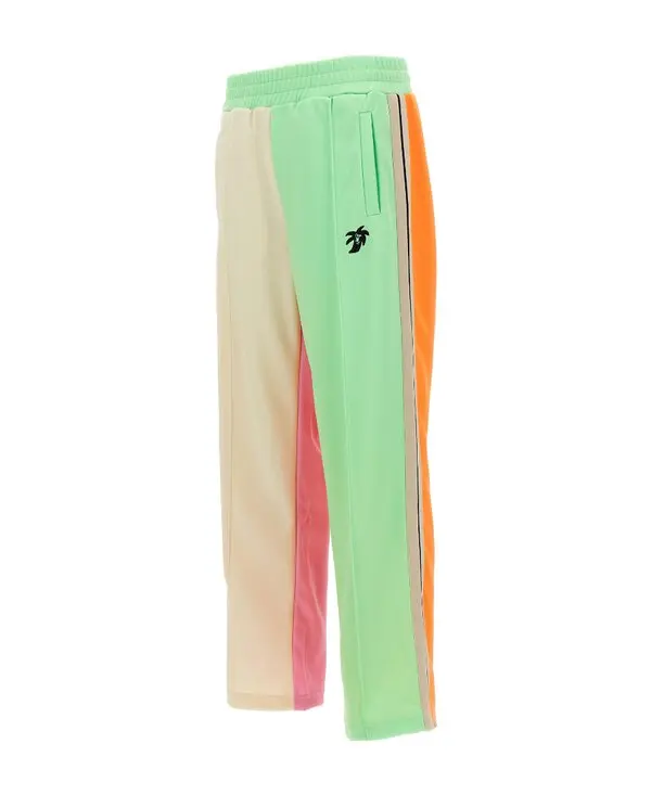 Palm Angels Logo Printed Colourblock Track Pants