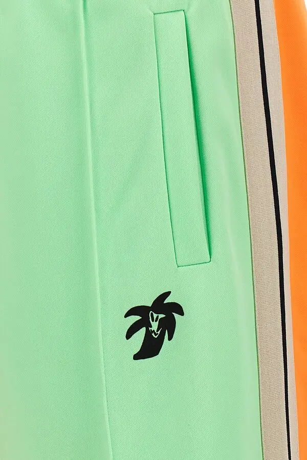 Palm Angels Logo Printed Colourblock Track Pants