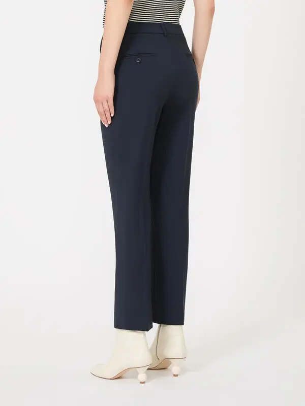 Max Mara Woolen Cloth Cigarette Trousers