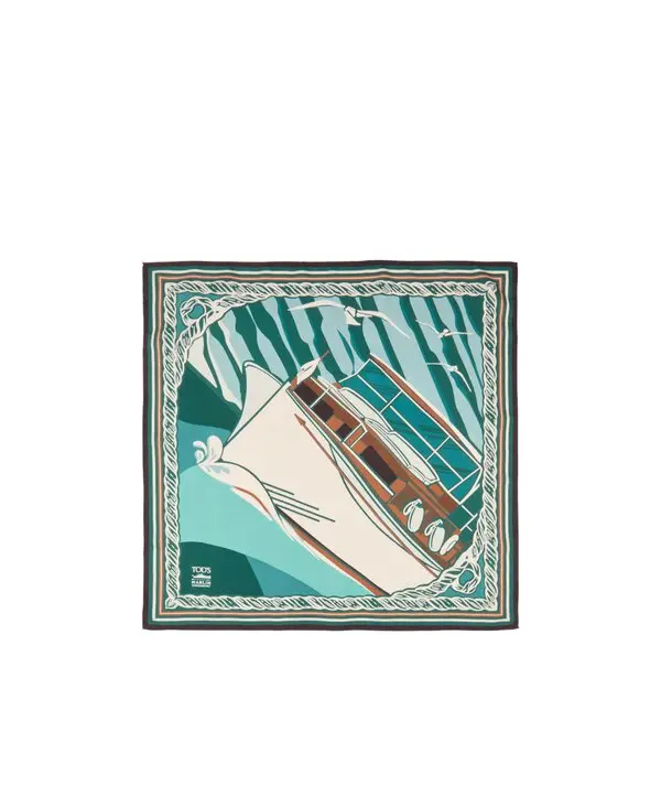 TOD'S Square Silk Scarf