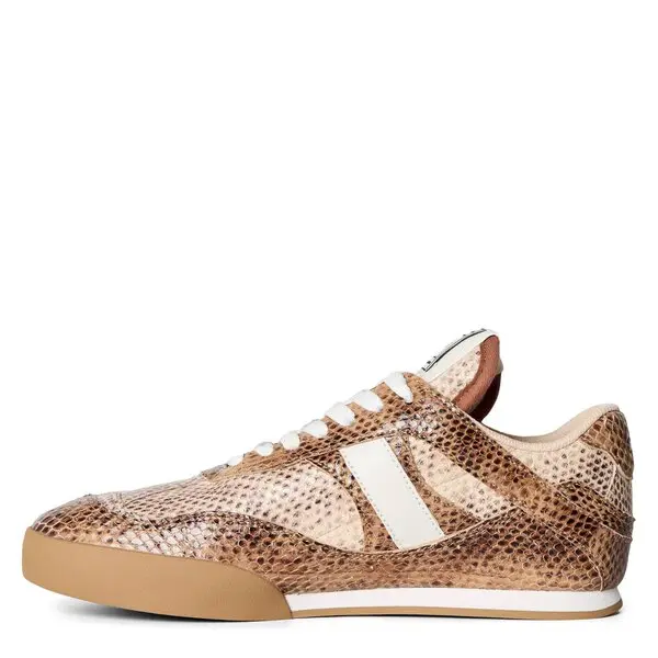 Chloé Low Top Sneakers With Snakeskin Effect