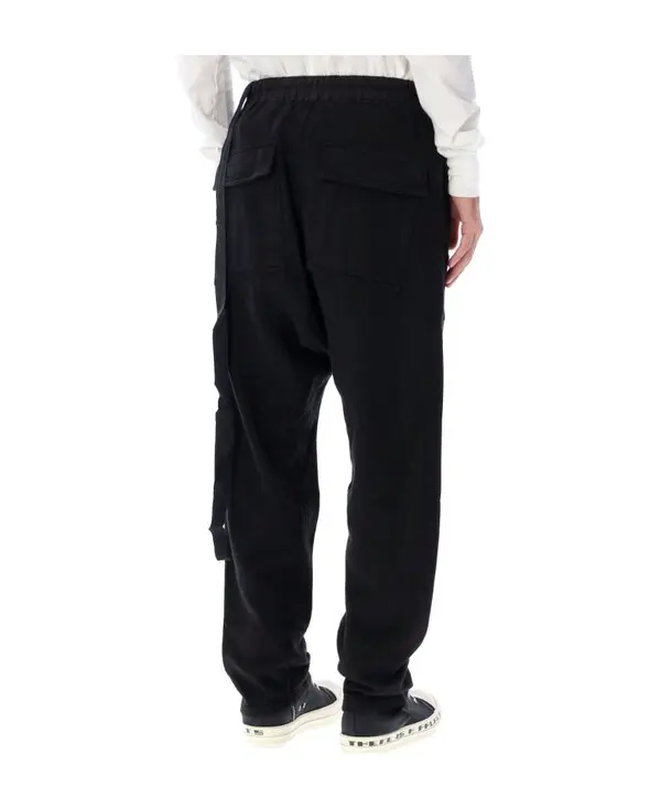 Rick Owens Organic-cotton Drawstring-waist Trousers