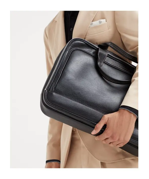 Brunello Cucinelli Leather Briefcase